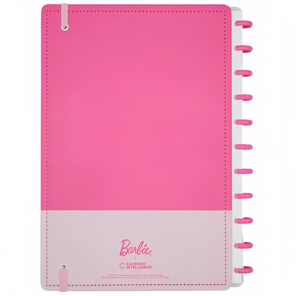 Caderno Inteligente Barbie Pink Grande 90g/m² Com 80 Folhas